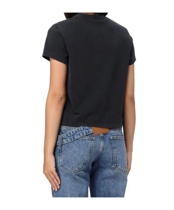 Alexander Wang Logo Cropped T-shirt