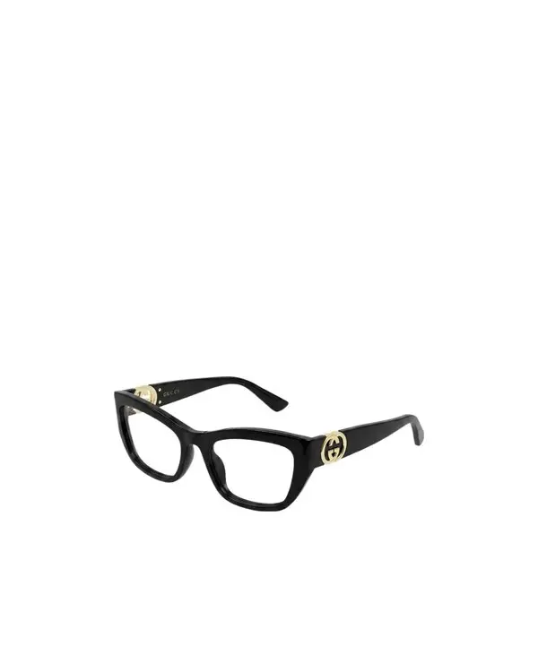 Gucci Cat Eye Frame Eyeglasses - Black