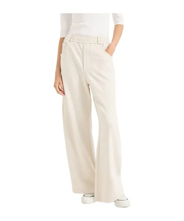 Brunello Cucinelli Elasticated Waist Wide Leg Trousers