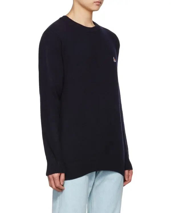 Maison Kitsuné Baby Fox Patch Crew Neck Pullover
