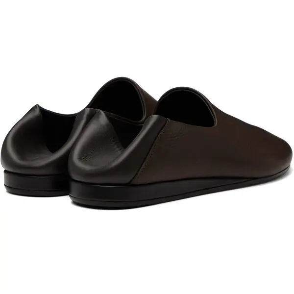 Jacquemus Logo-print Loafers - Dark Brown