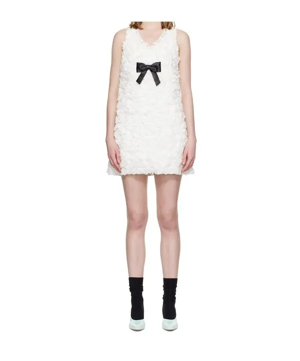 SHUSHU/TONG V-neck Bow-embellished Dress - No
