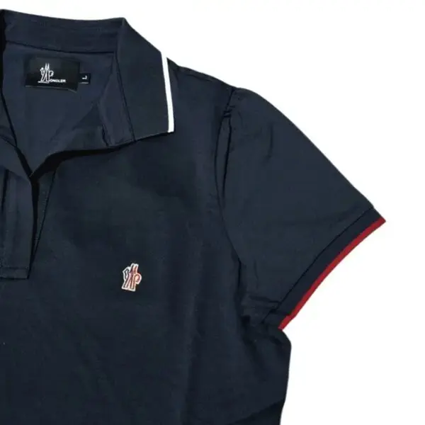 Moncler Short Sleeve Polo Shirt With Contrasting Trim