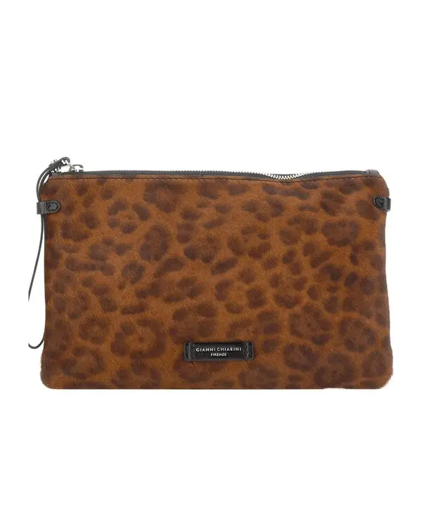 GIANNI CHIARINI Hermy Animal Pattern Wristlet Bag