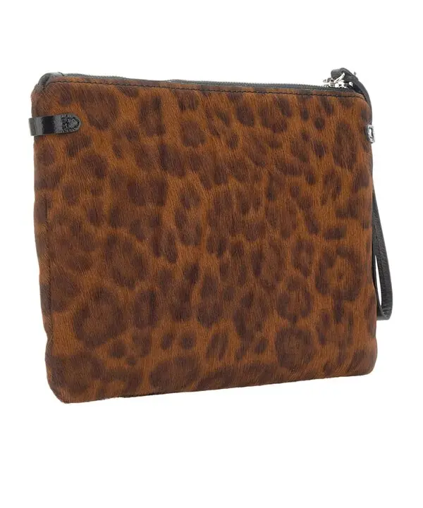 GIANNI CHIARINI Hermy Animal Pattern Wristlet Bag