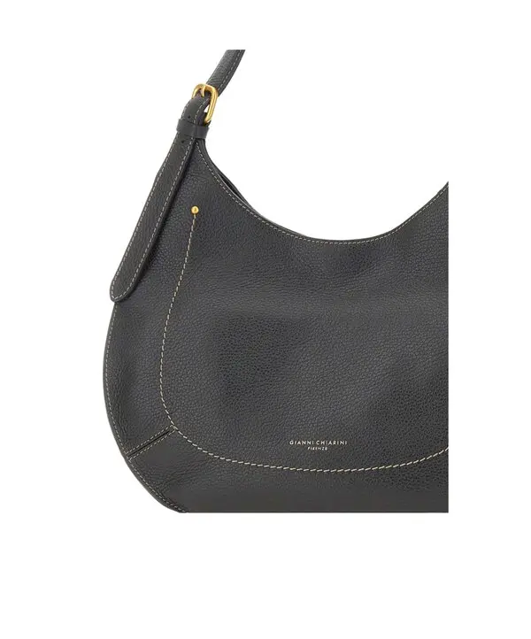 GIANNI CHIARINI Shoulder Bag With Suede Contrast