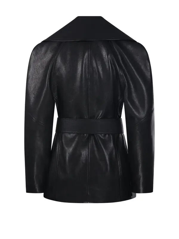Gucci Collared Belted Trench Coat