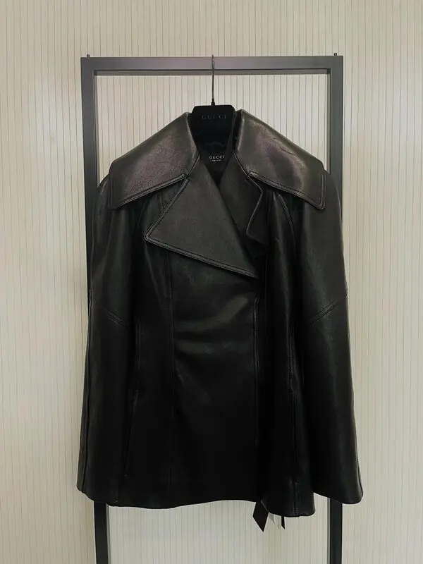 Gucci Collared Belted Trench Coat
