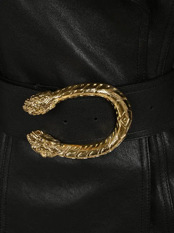 Gucci Collared Belted Trench Coat