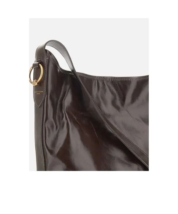 GIANNI CHIARINI Carla Leather Shoulder Bag
