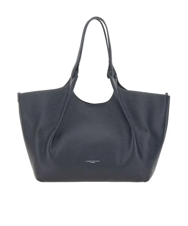 GIANNI CHIARINI Double-handled Textured Leather Shoulder Bag
