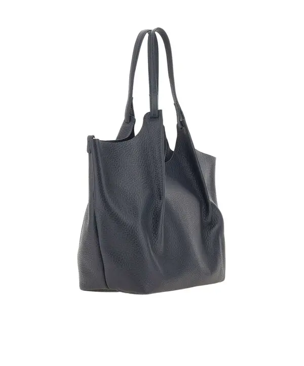 GIANNI CHIARINI Double-handled Textured Leather Shoulder Bag