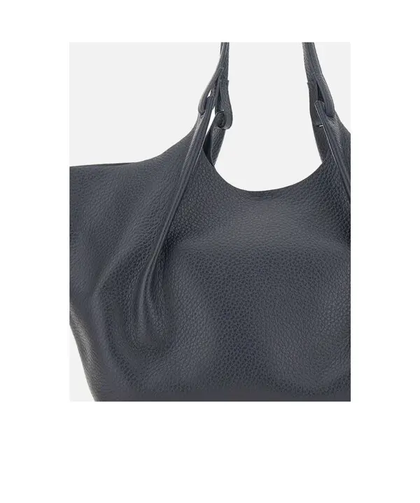 GIANNI CHIARINI Double-handled Textured Leather Shoulder Bag