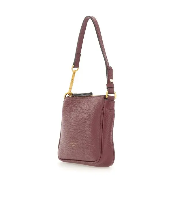 GIANNI CHIARINI Brooke Grained Leather Shoulder Bag