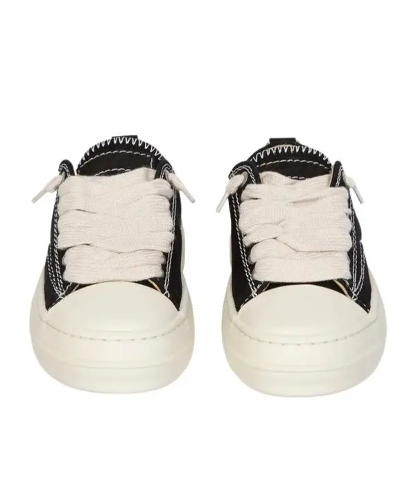 REPRESENT Low-top Sneakers With Contrast Stitching - Black