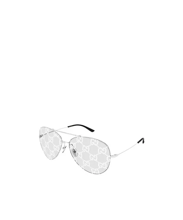 Gucci Aviator Sunglasses With Monogram Print
