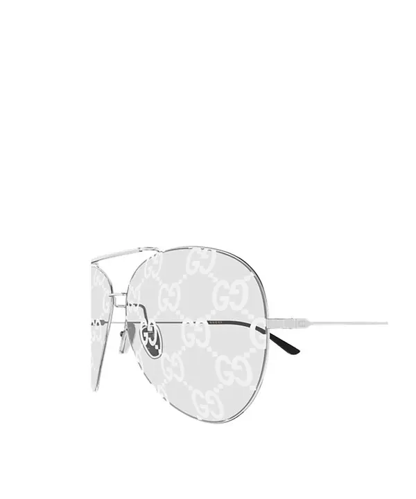 Gucci Aviator Sunglasses With Monogram Print