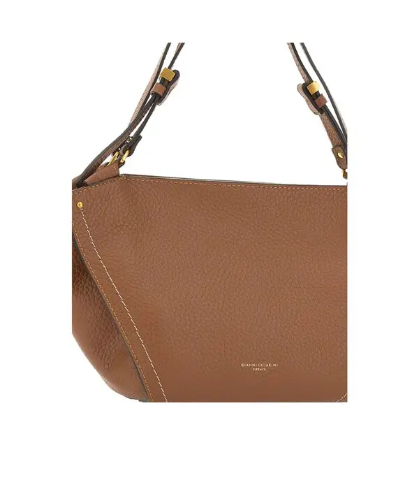 GIANNI CHIARINI Bloom Tulip Shoulder Bag - Walnut