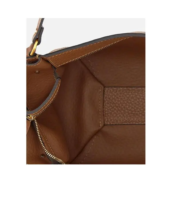 GIANNI CHIARINI Bloom Tulip Shoulder Bag - Walnut