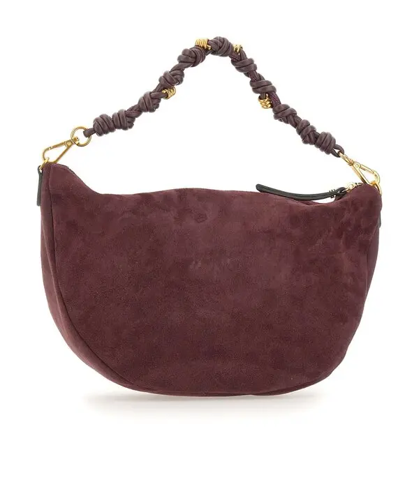 GIANNI CHIARINI Cleo Suede Shoulder Bag - Red