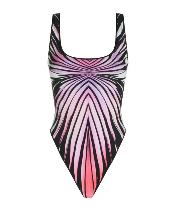 Roberto Cavalli Graphic Printed One-piece Swimsuit - Multicolor