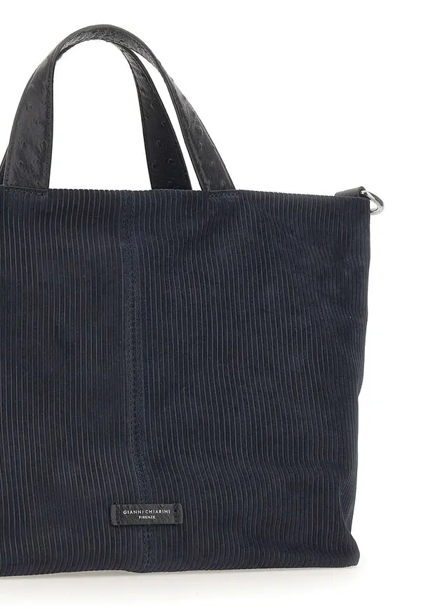 GIANNI CHIARINI Scilla Suede Tote Bag