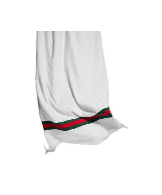 Gucci Terrycloth Beach Blanket With Web - White