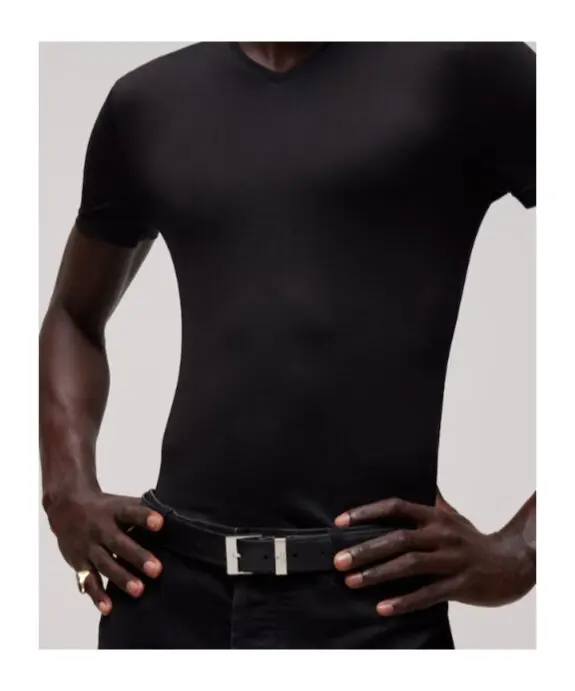 Gucci Leather Belt With Squared Buckle