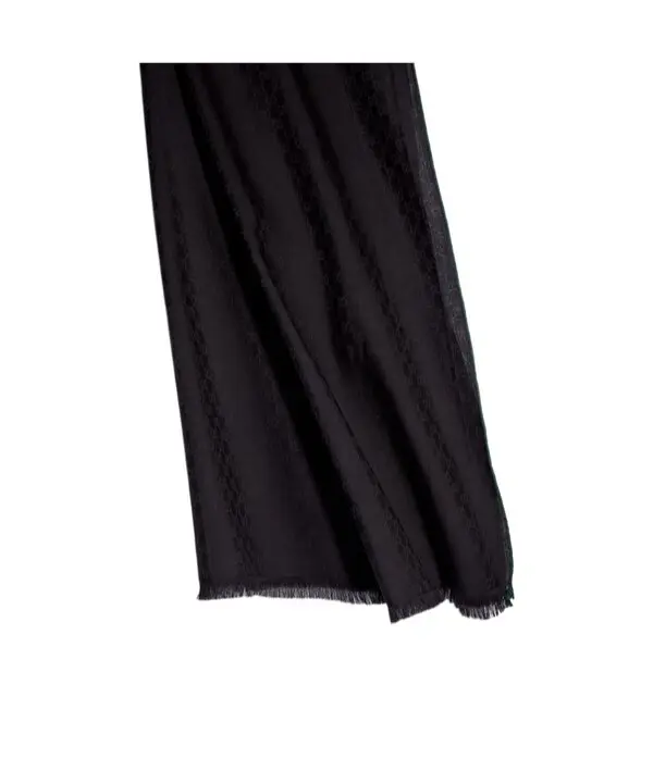 Gucci Gg Wool Silk Jacquard Stole