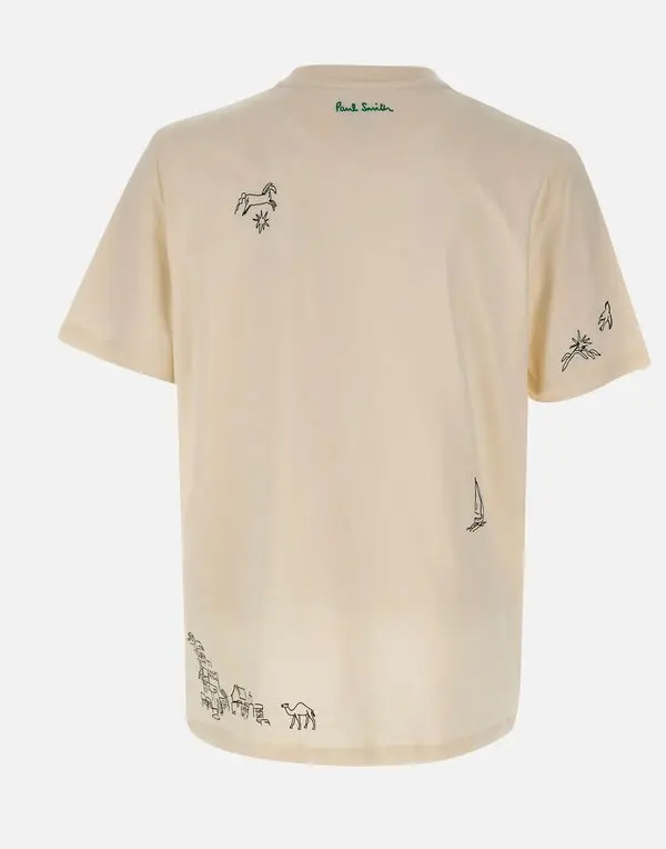 Paul Smith Embroidered Graphic T-shirt
