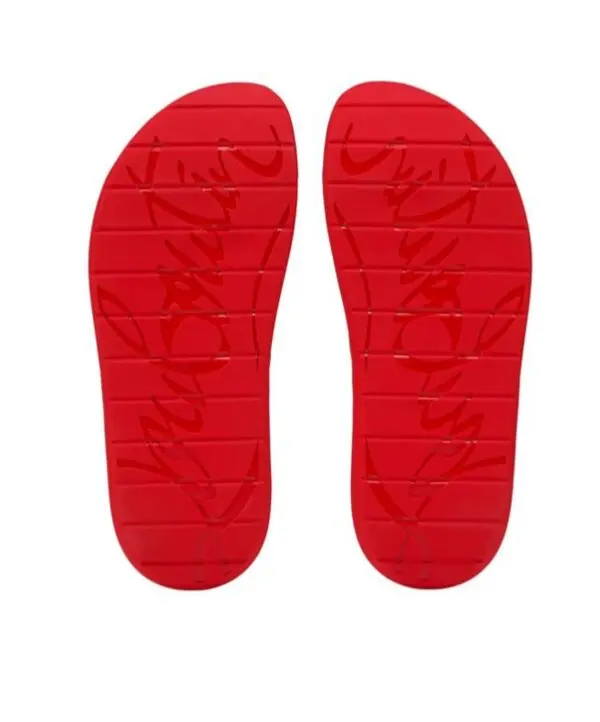 CHRISTIAN LOUBOUTIN Easy Breezy Sliders - Phantom Ash