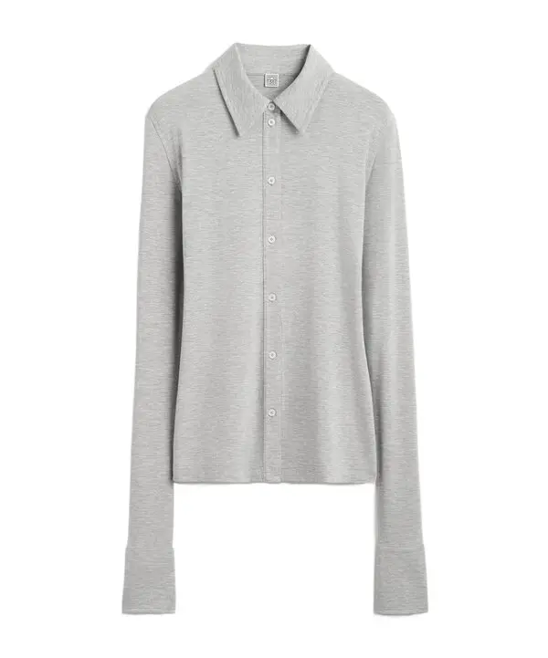 TOTEME Fitted Jersey Shirt - No