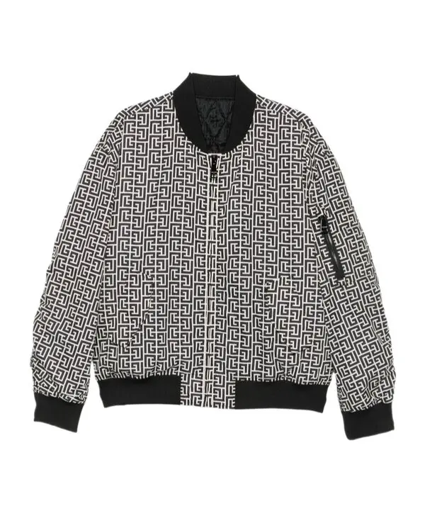 Balmain Monogram Bomber Jacket