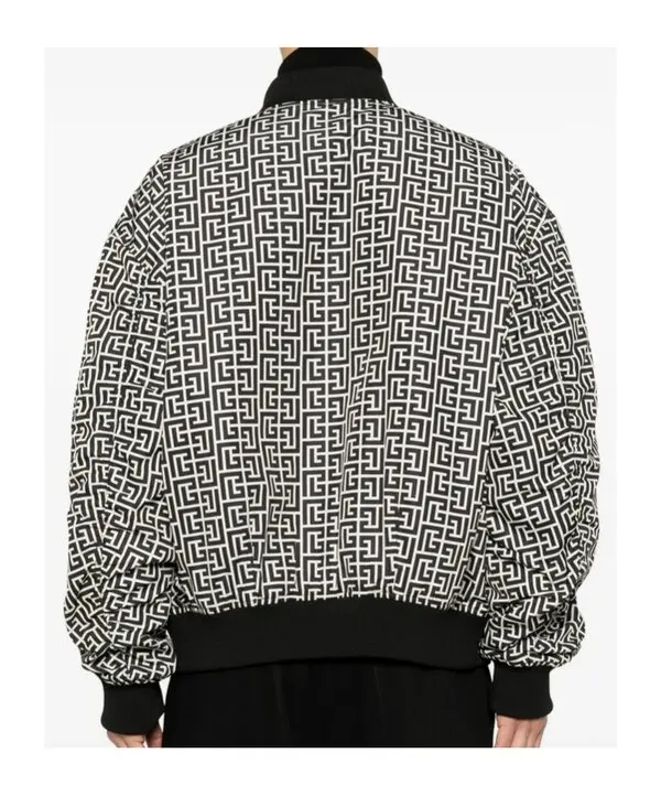 Balmain Monogram Bomber Jacket