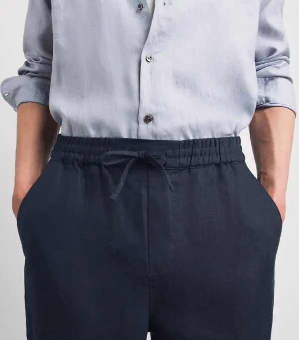 CHE Avila Linen Straight Leg Trousers