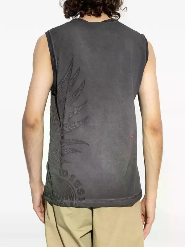 DIESEL® Graphic Print Cotton Tank Top