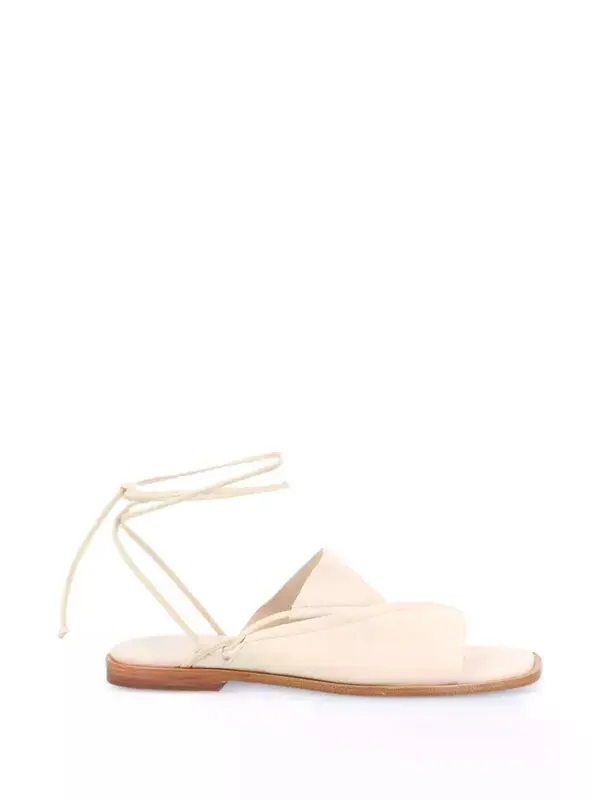 Hereu Tie-fastening Flat Sandals