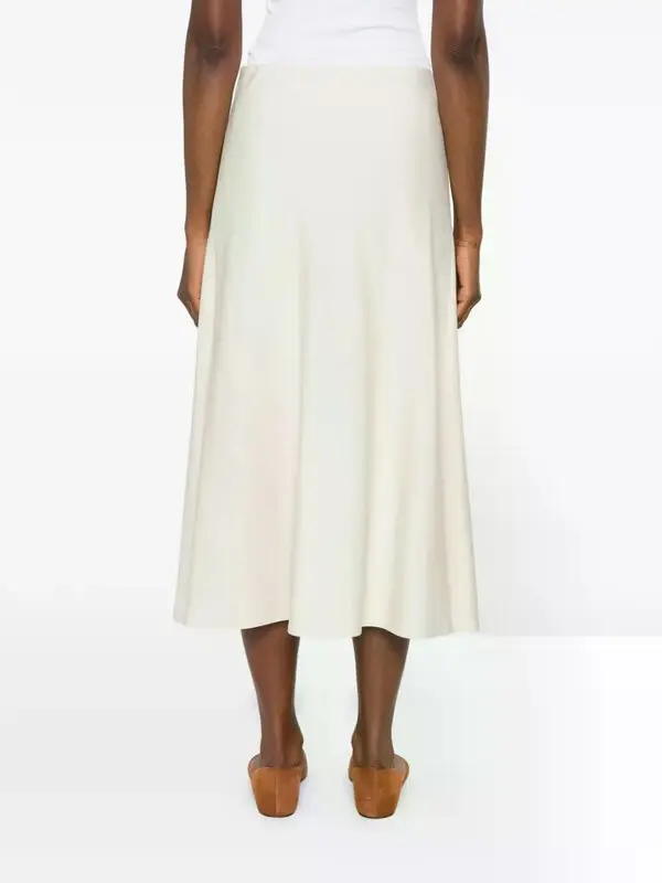 Brunello Cucinelli A-line Midi Skirt - Neutrals
