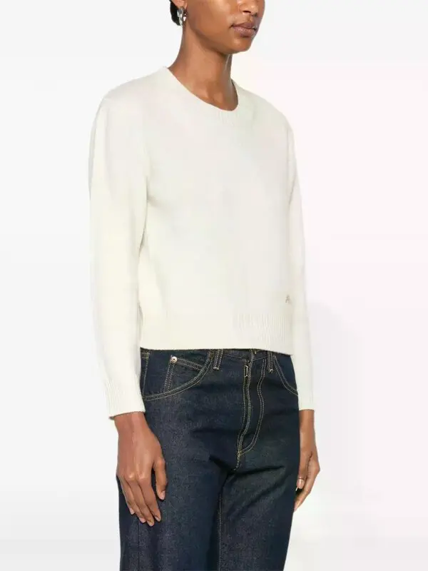 A.p.c. Ribbed Knit Crew Neck Sweater