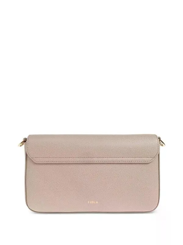 Furla Leather Crossbody Bag - Grey