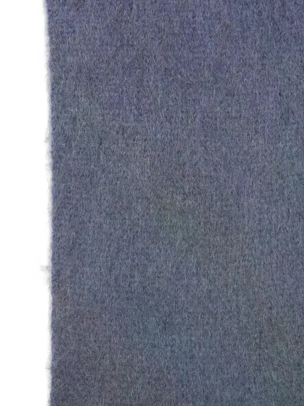 BONSAI Fringed Logo-patch Scarf