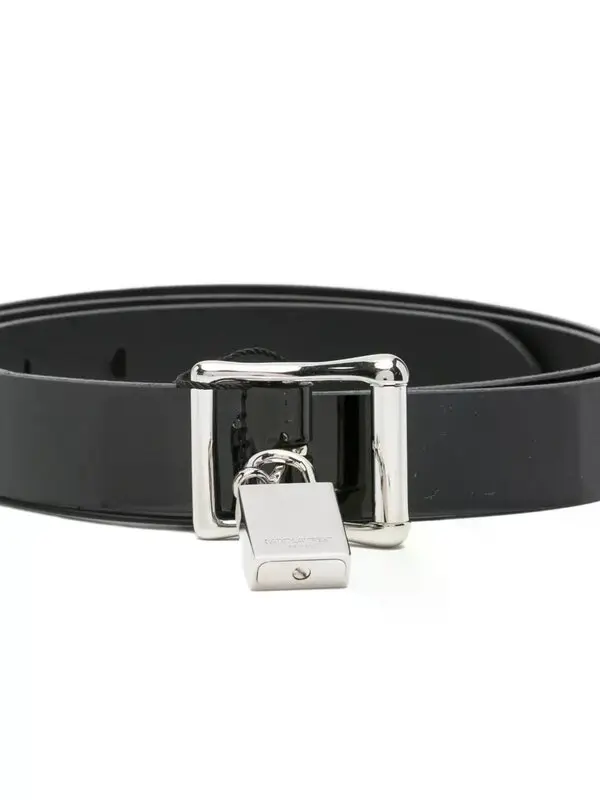 Saint Laurent Padlock Detail Belt