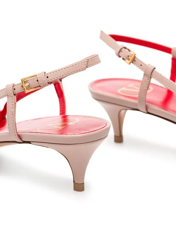 Valentino Garavani Vlogo Signature Calf Leather Slingback Pumps