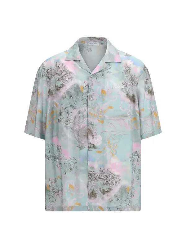 Off-White Printed Bowling Shirt - Multicolor