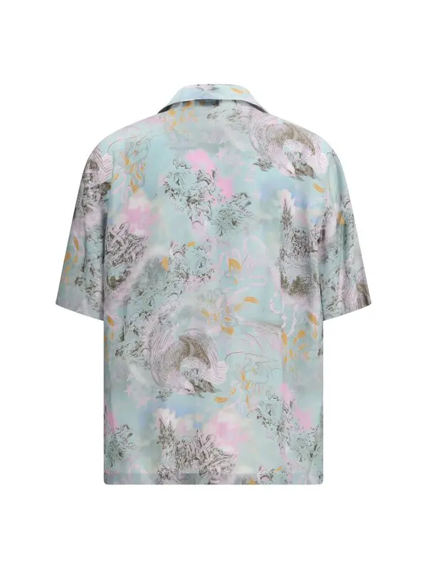 Off-White Printed Bowling Shirt - Multicolor