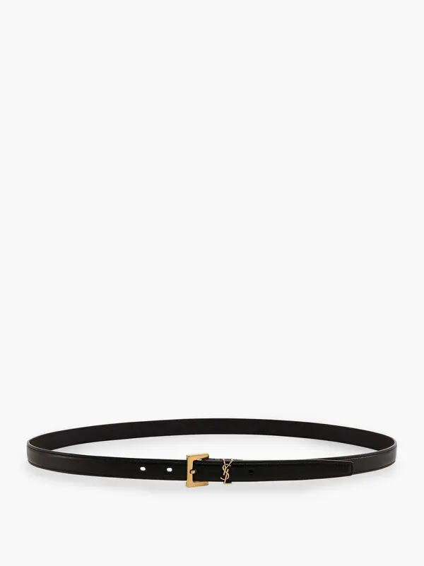 Saint Laurent Cassandre Leather Belt - Multicolor