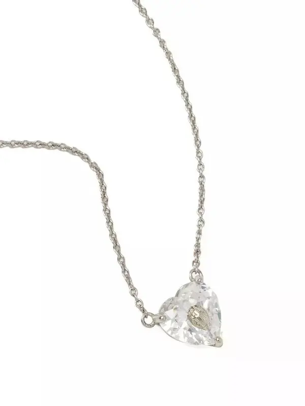 Kurt Geiger Eagle Head Heart Pendant Necklace
