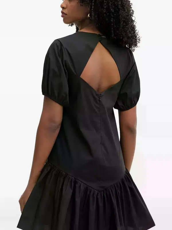 TWINSET Lace-trimmed V-neck Mini Dress