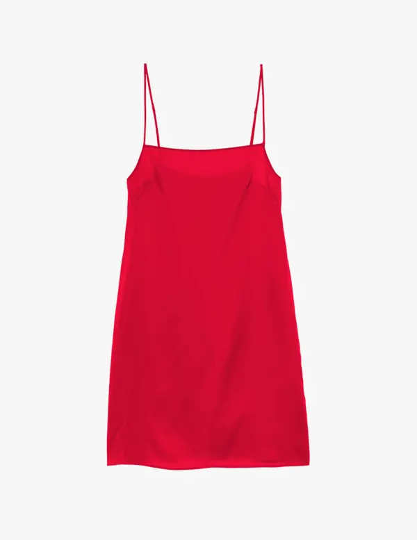 Araks Toulouse Slip Dress Scarlet - Black