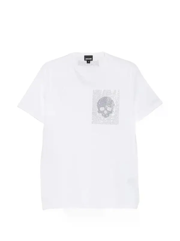 Just Cavalli Skull-motif T-shirt - White